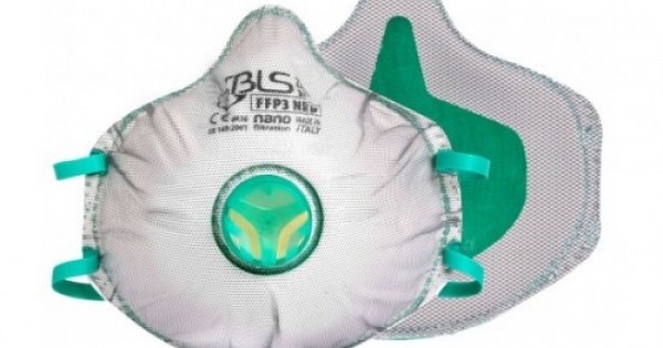 Μάσκα BLS Zer0 31 C FFP3 R D ΜΕ ΒΑΛΒΙΔΑ ΚΑΙ ΕΝΕΡΓΟ ΑΝΘΡΑΚΑ